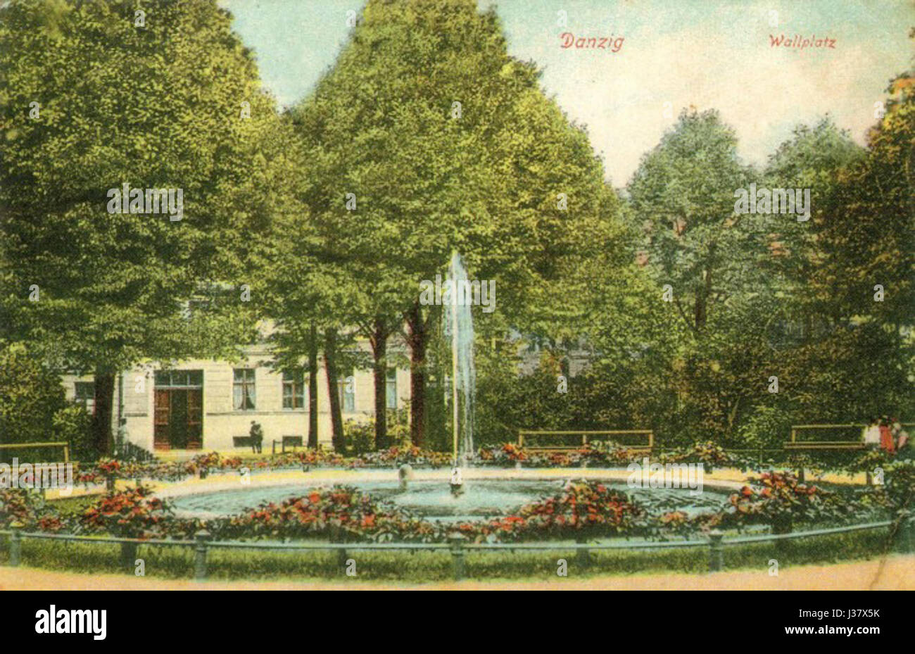 Danzig Wallplatz was a central public square in the city of Danzig (now ...