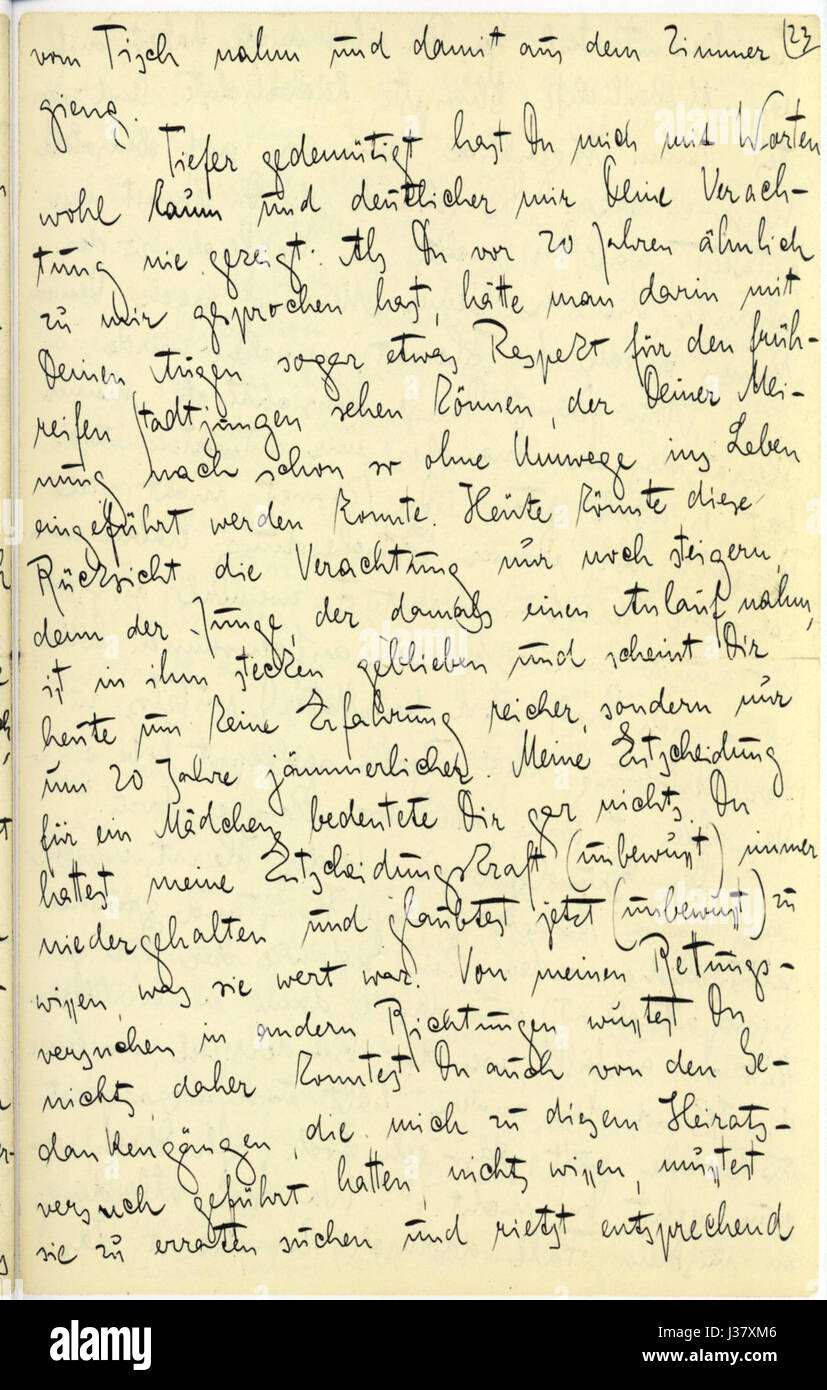 'De Kafka Brief an den Vater' (Kafka's Letter to His Father) is a ...