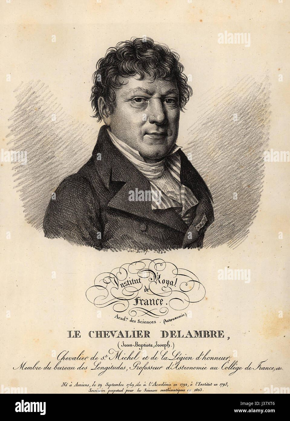 This item is a work by Jean Baptiste Joseph Delambre, a notable French ...