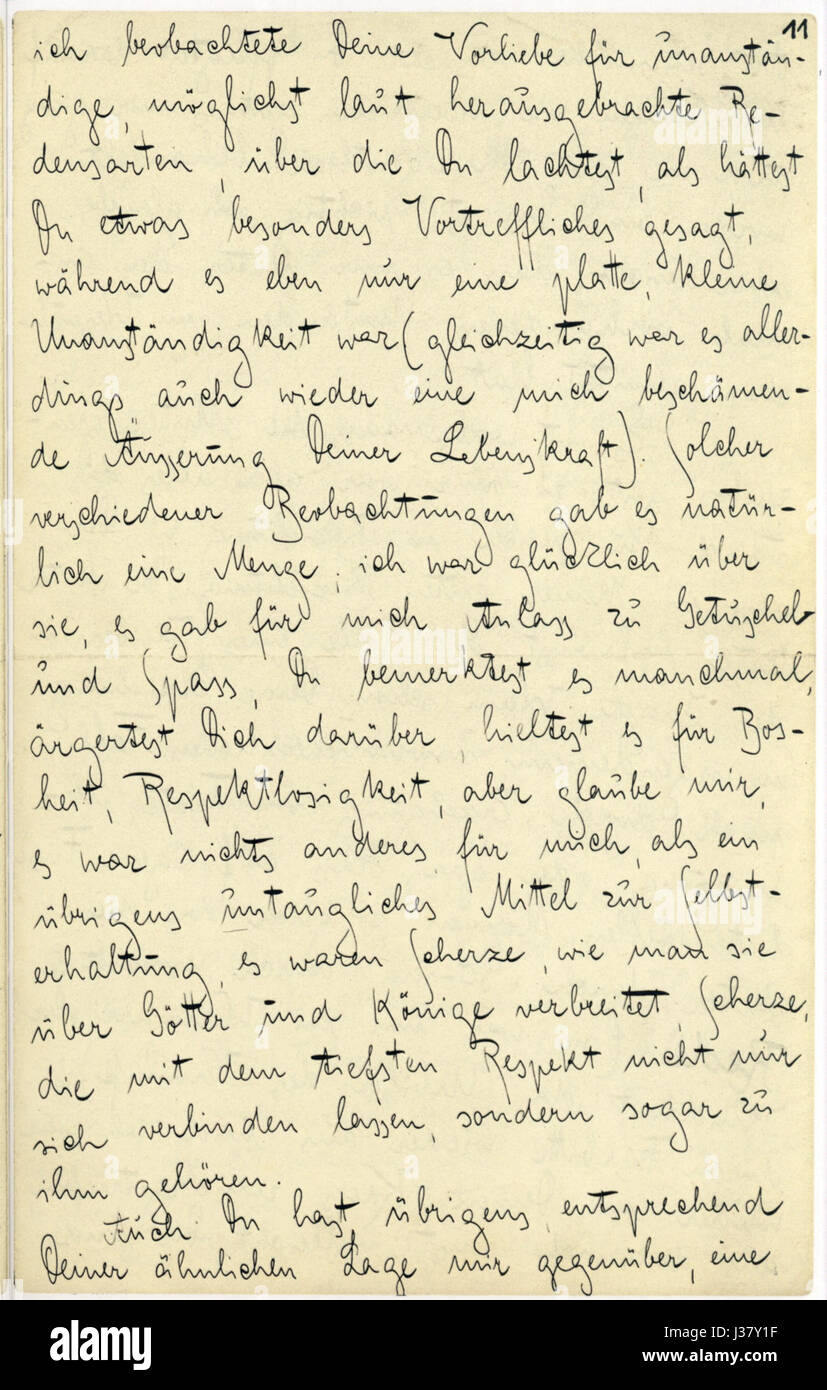 'Brief an den Vater' (Letter to His Father) is a personal letter by ...