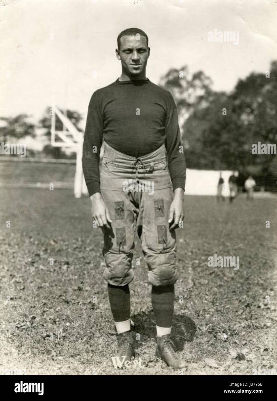 Charles Pruner West football uniform Stock Photo - Alamy