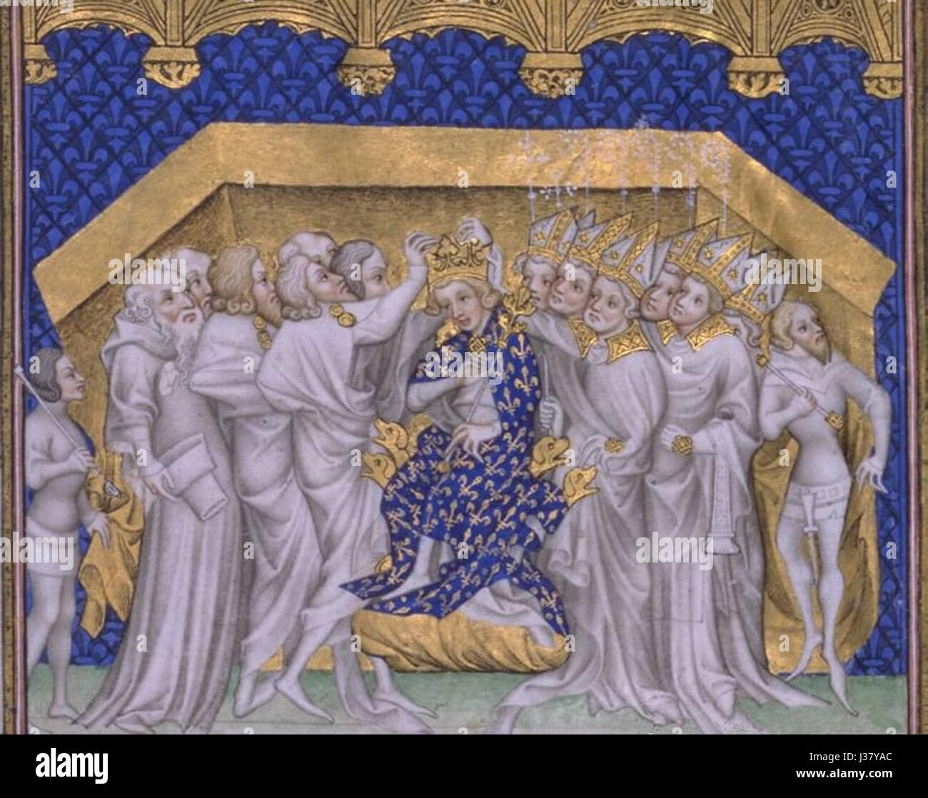 Couronnement Charles VI Stock Photo - Alamy