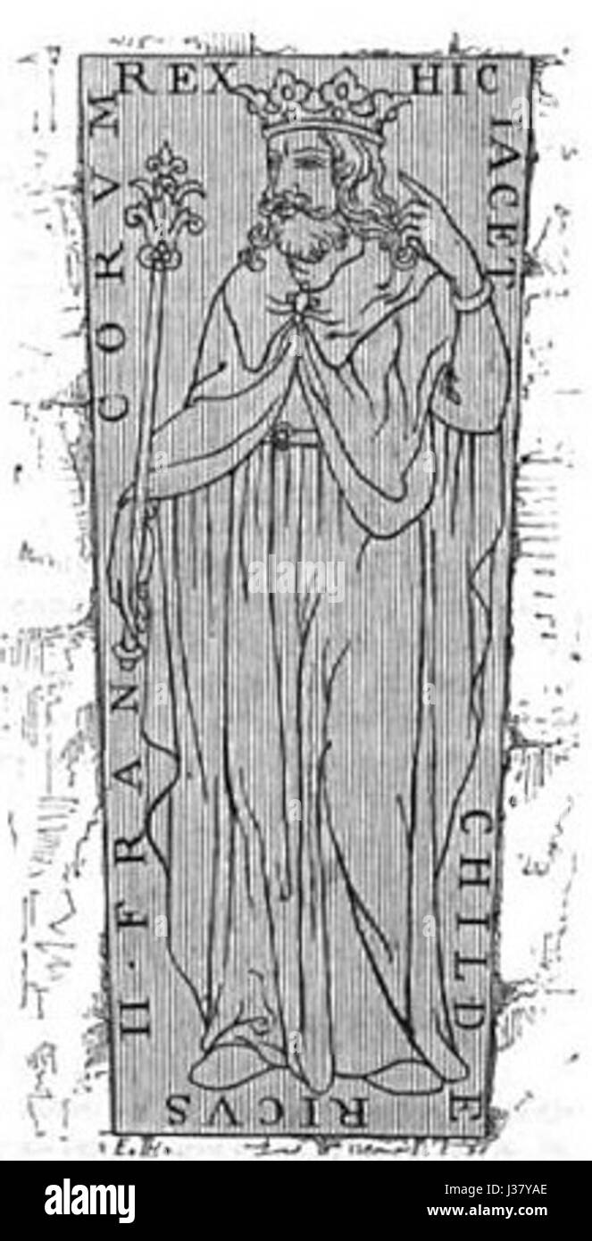 Childeric II was a king of the Franks, and Saint Germain was a ...