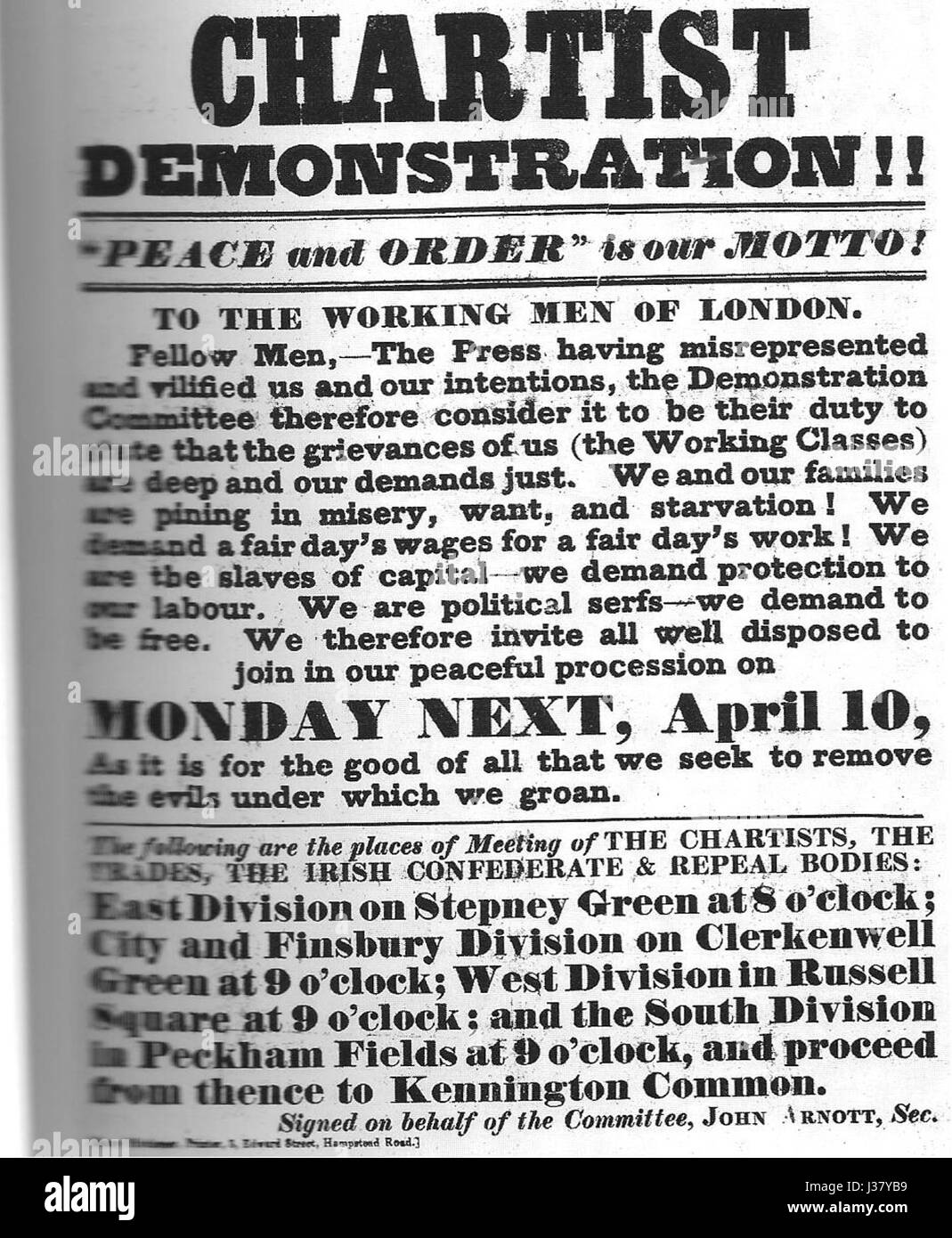 Chartist history hi-res stock photography and images - Alamy