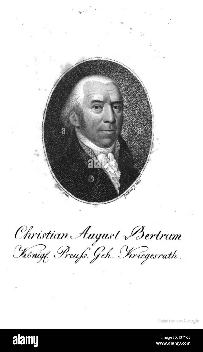 Christian august bertram Stock Photo - Alamy