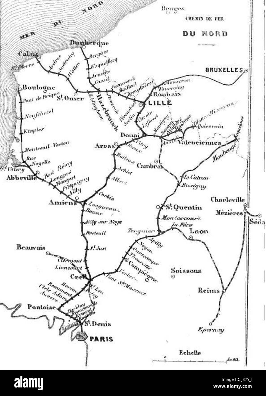 Cie Chemins de fer du Nord was a French railway company founded in the ...