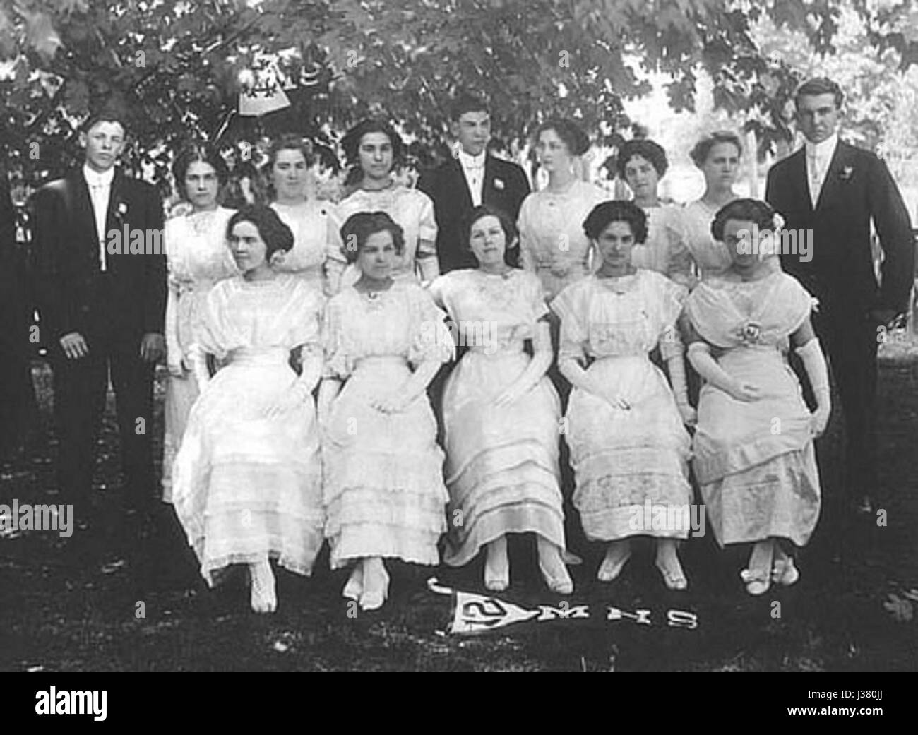 Class of 1912 Martinsville High School Stock Photo - Alamy