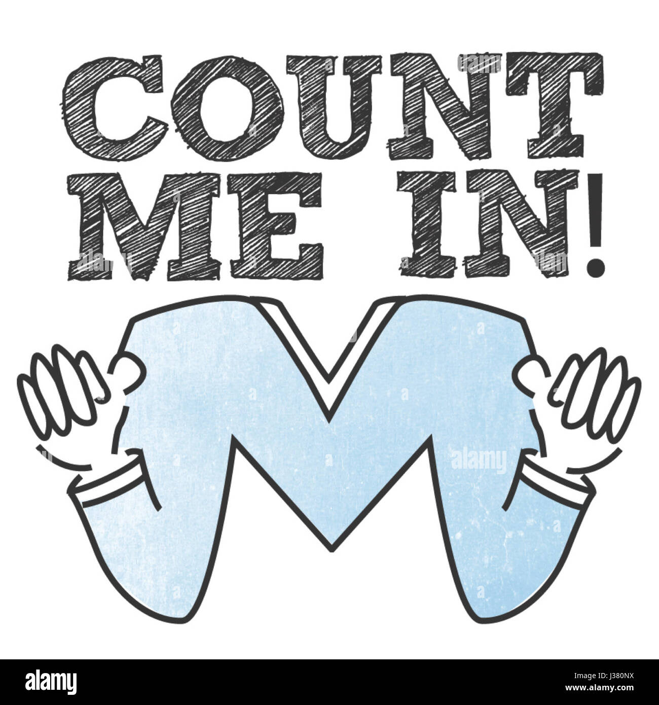 Count Me In Logo Stock Photo - Alamy
