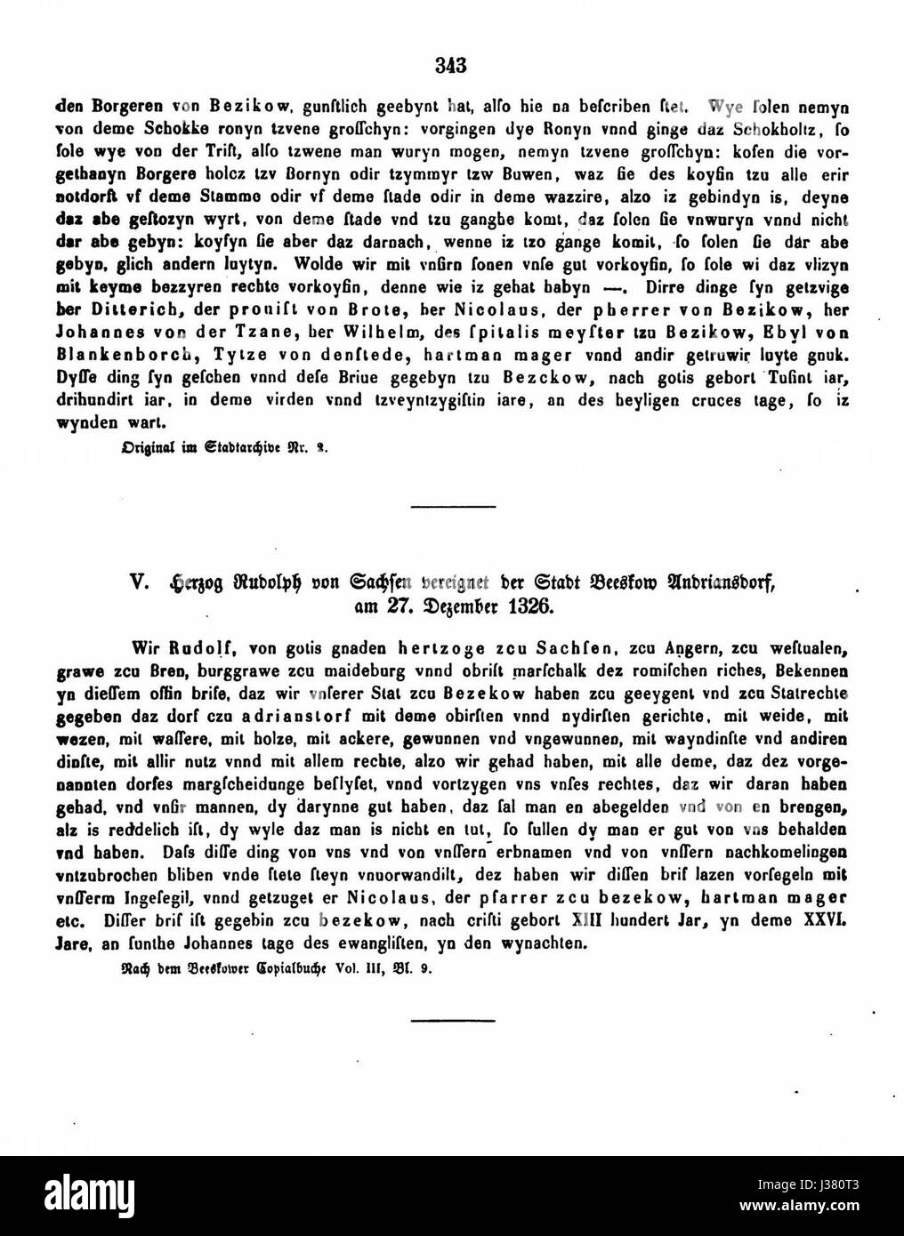 'DE CDB 1 20 343' refers to a catalog entry, likely for a historical document, artwork, or item ...