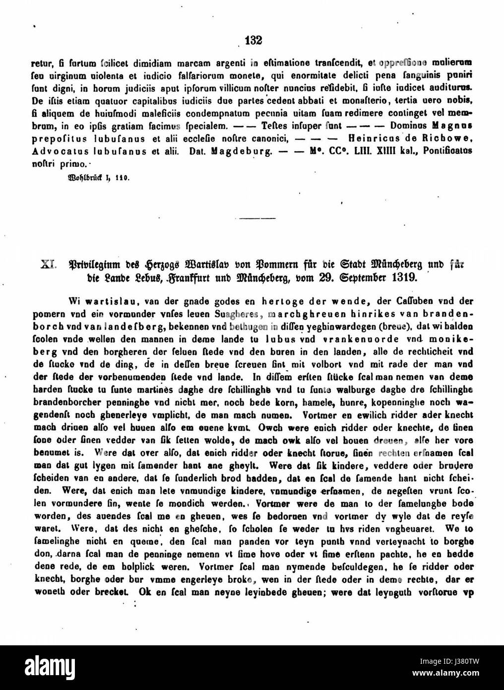 This document refers to a specific catalog entry of a historical record, titled 'DE CDB 1 20 132 ...