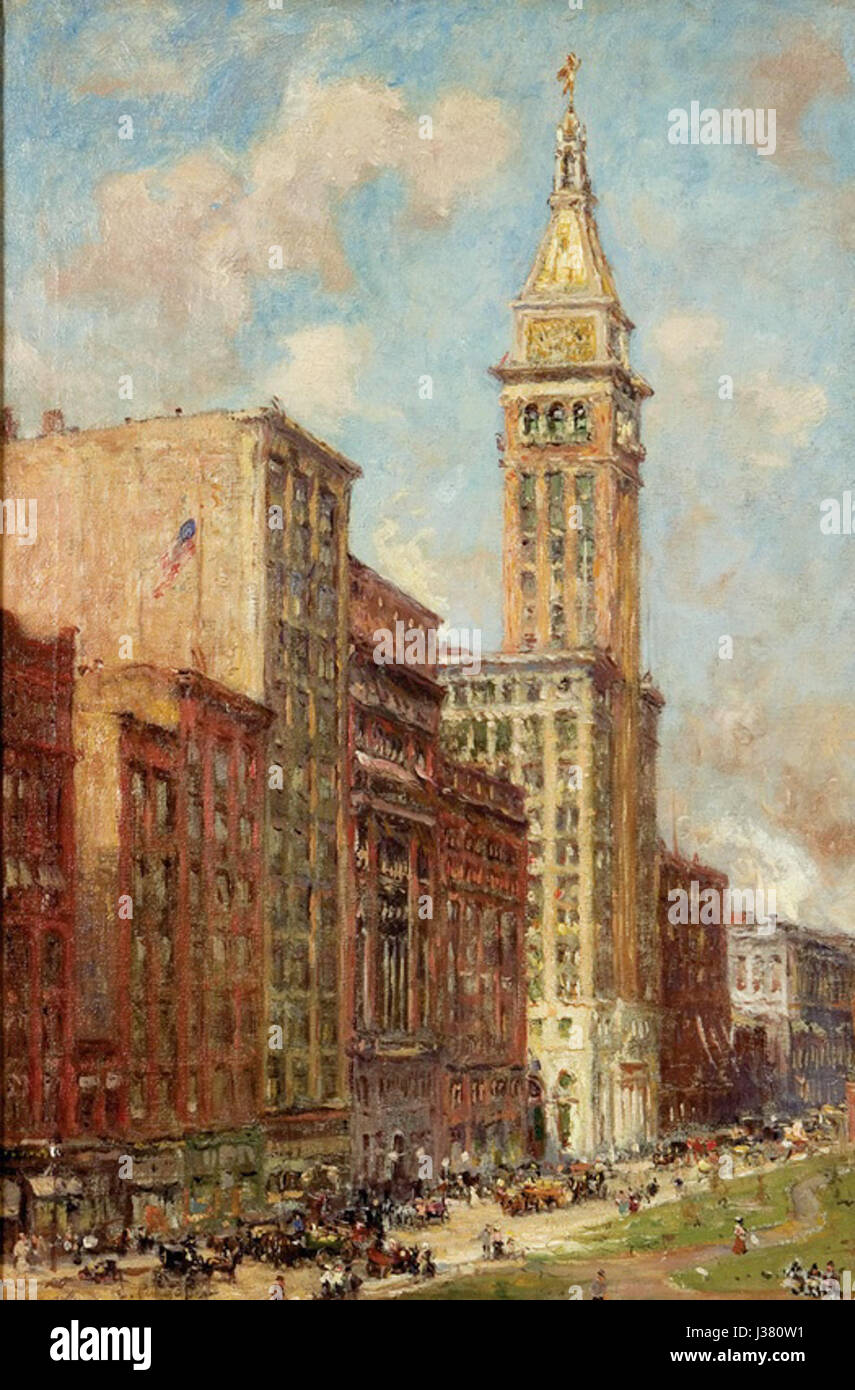 Colin Campbell Cooper, Metropolitan Life Tower Stock Photo - Alamy