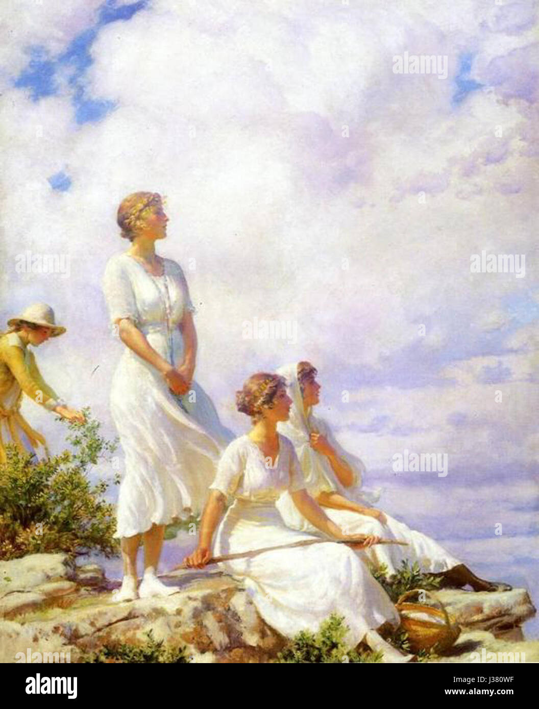 Curran Summer Clouds is an artwork or photographic piece capturing the ...