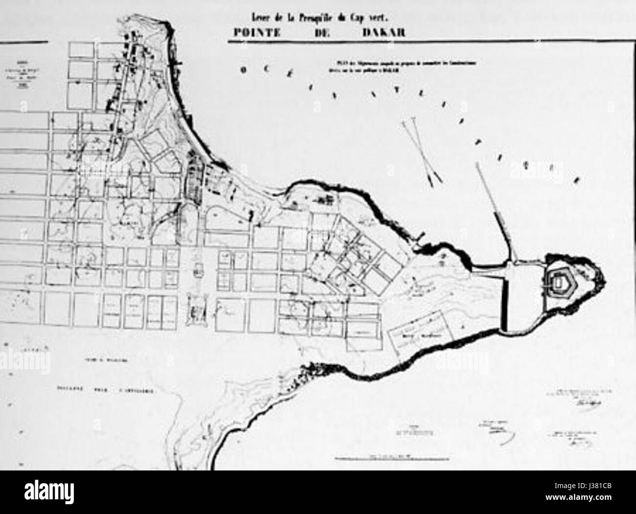 Map of dakar hi-res stock photography and images - Alamy