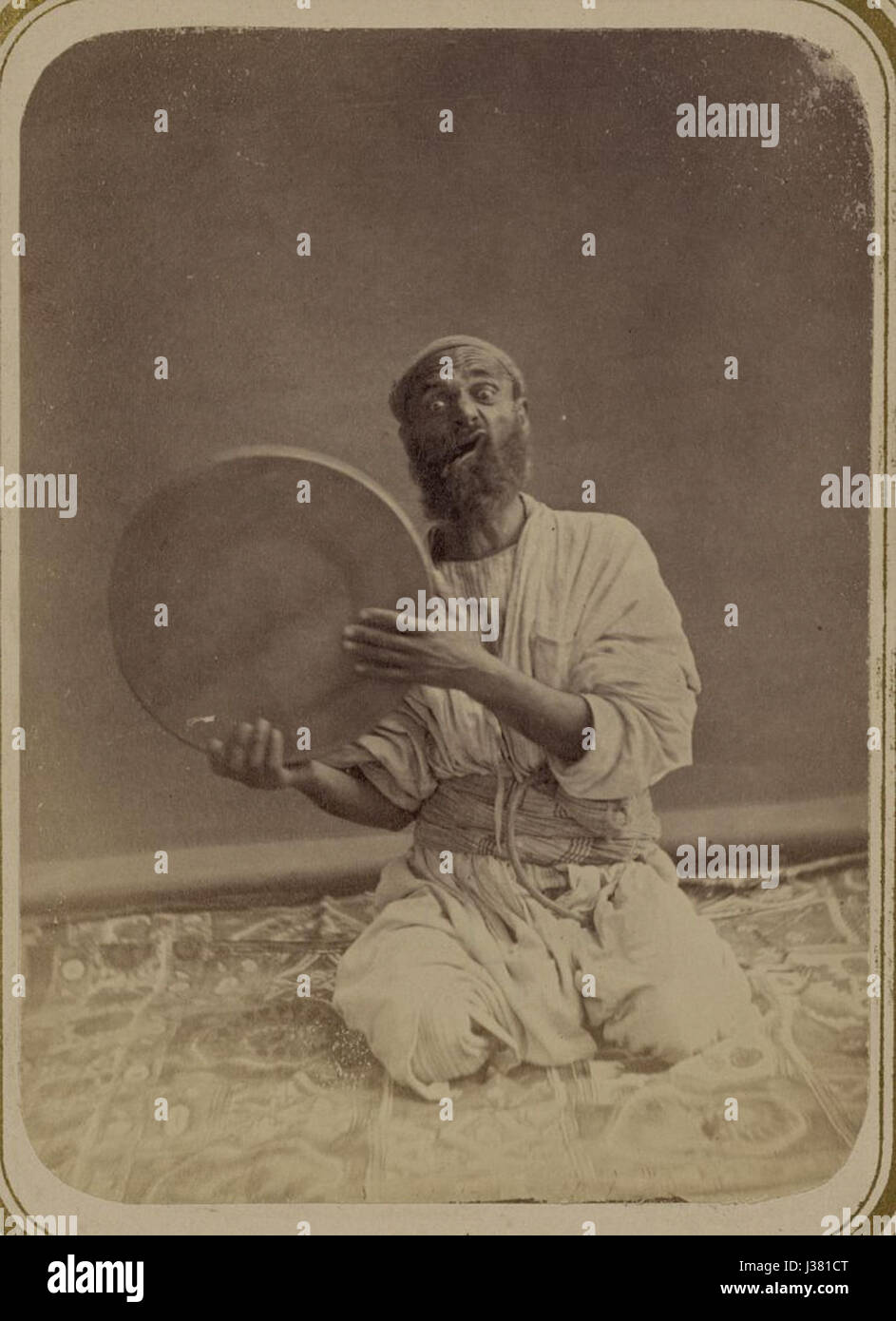 The Dayra is a traditional Middle Eastern percussion instrument, often ...