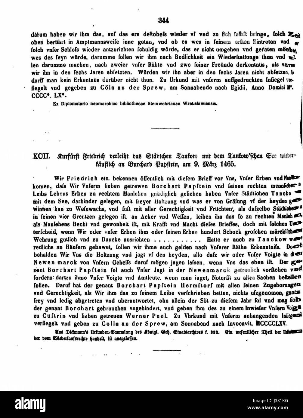 The document DE CDB 1 18 344 likely refers to an archival item or catalog record, potentially ...