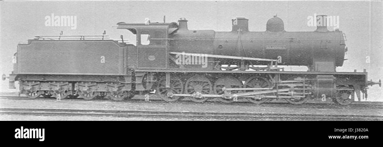 De Glehn compound 2 10 0 locomotive, Alsace Lorraine State Railways ...