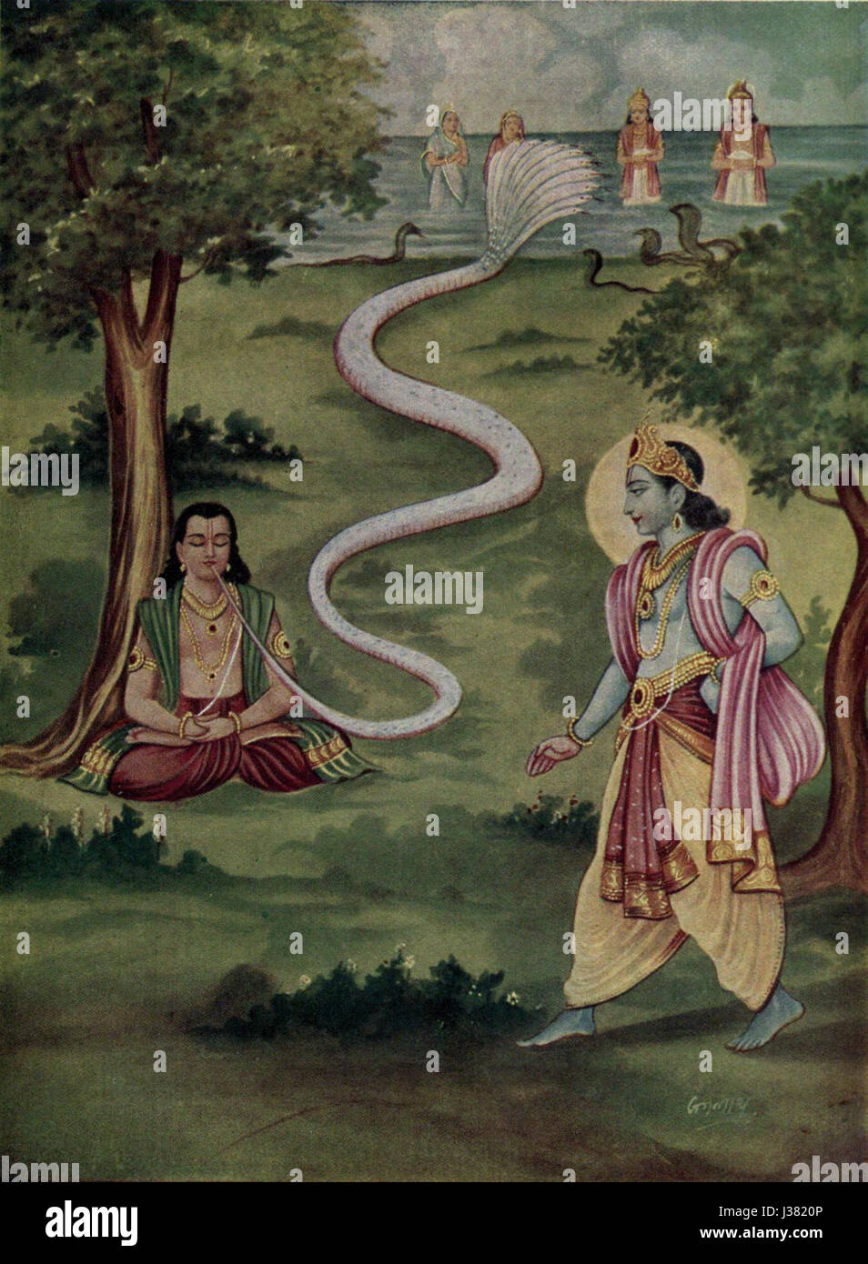 Death of Bala Rama Stock Photo - Alamy