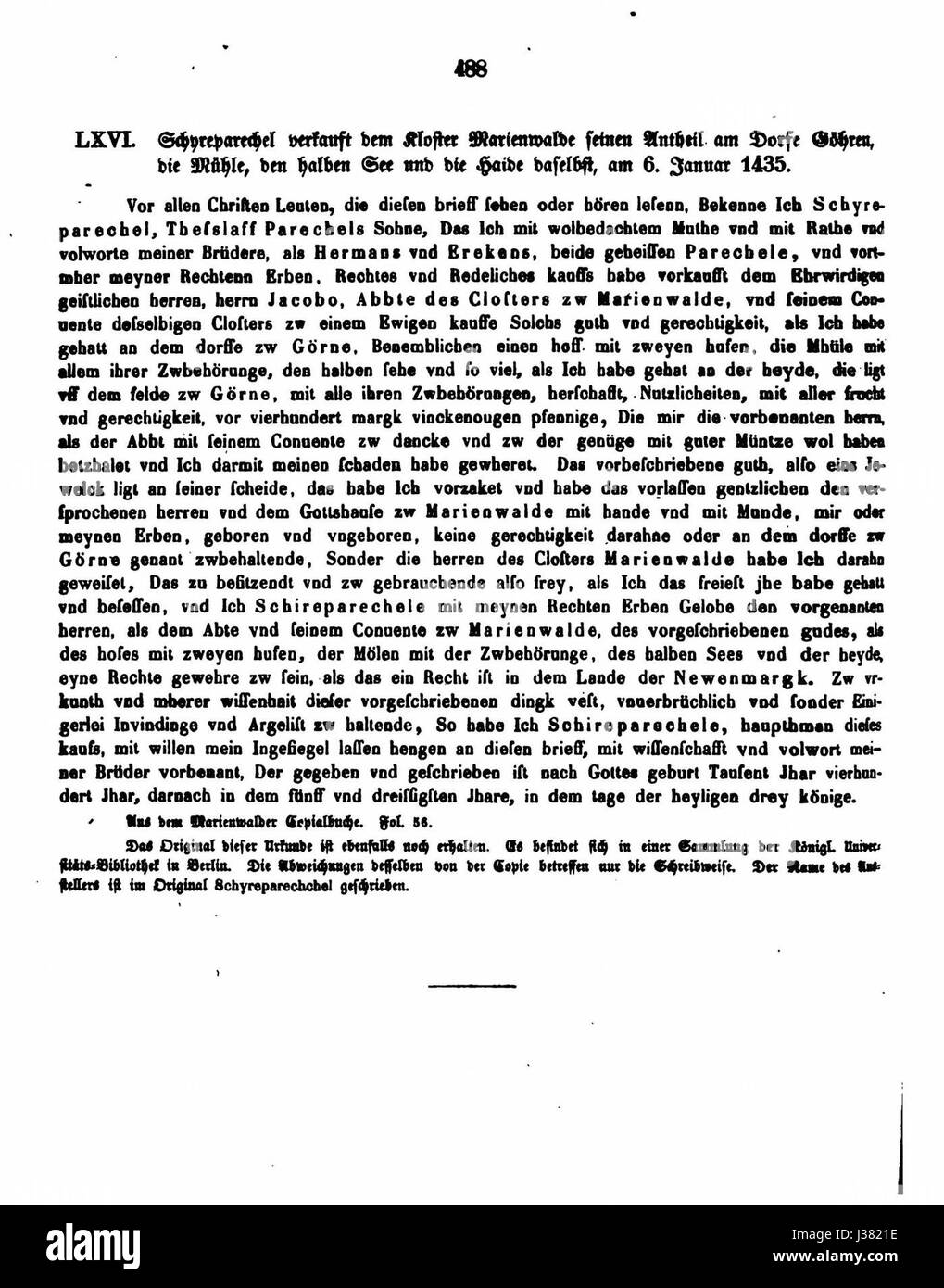 This title likely refers to a specific archival document or record, identified by the code 'DE ...