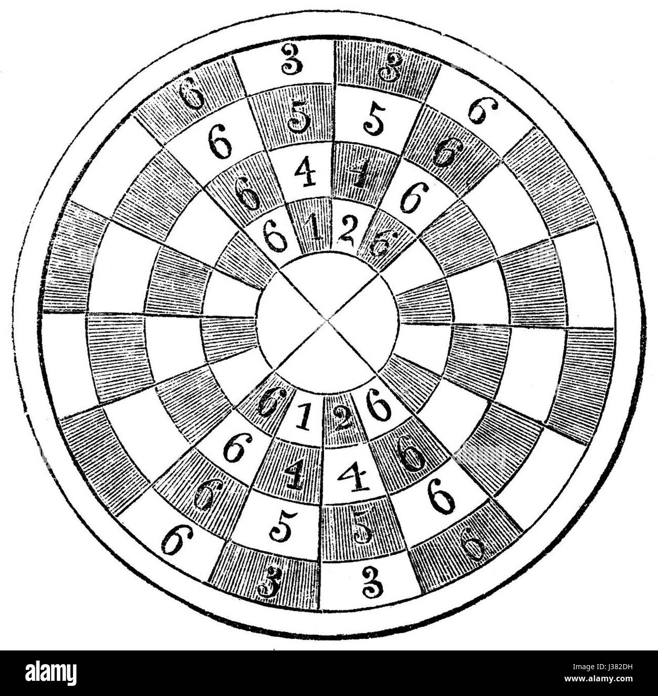 A circular chess board is a variation of the traditional square board ...