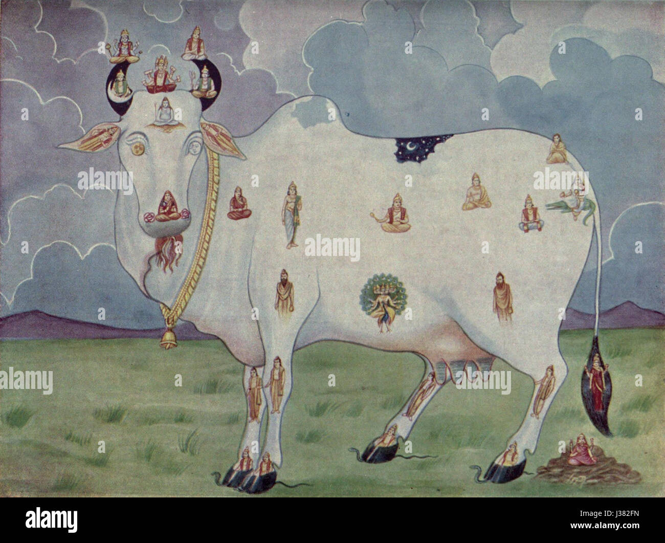 The cow is often seen as a symbol of motherhood, providing nourishment ...