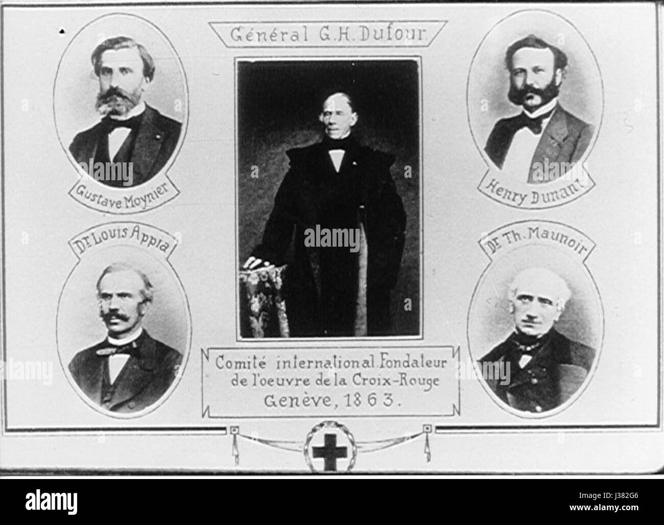 Committee of Five Geneva 1863 Stock Photo - Alamy
