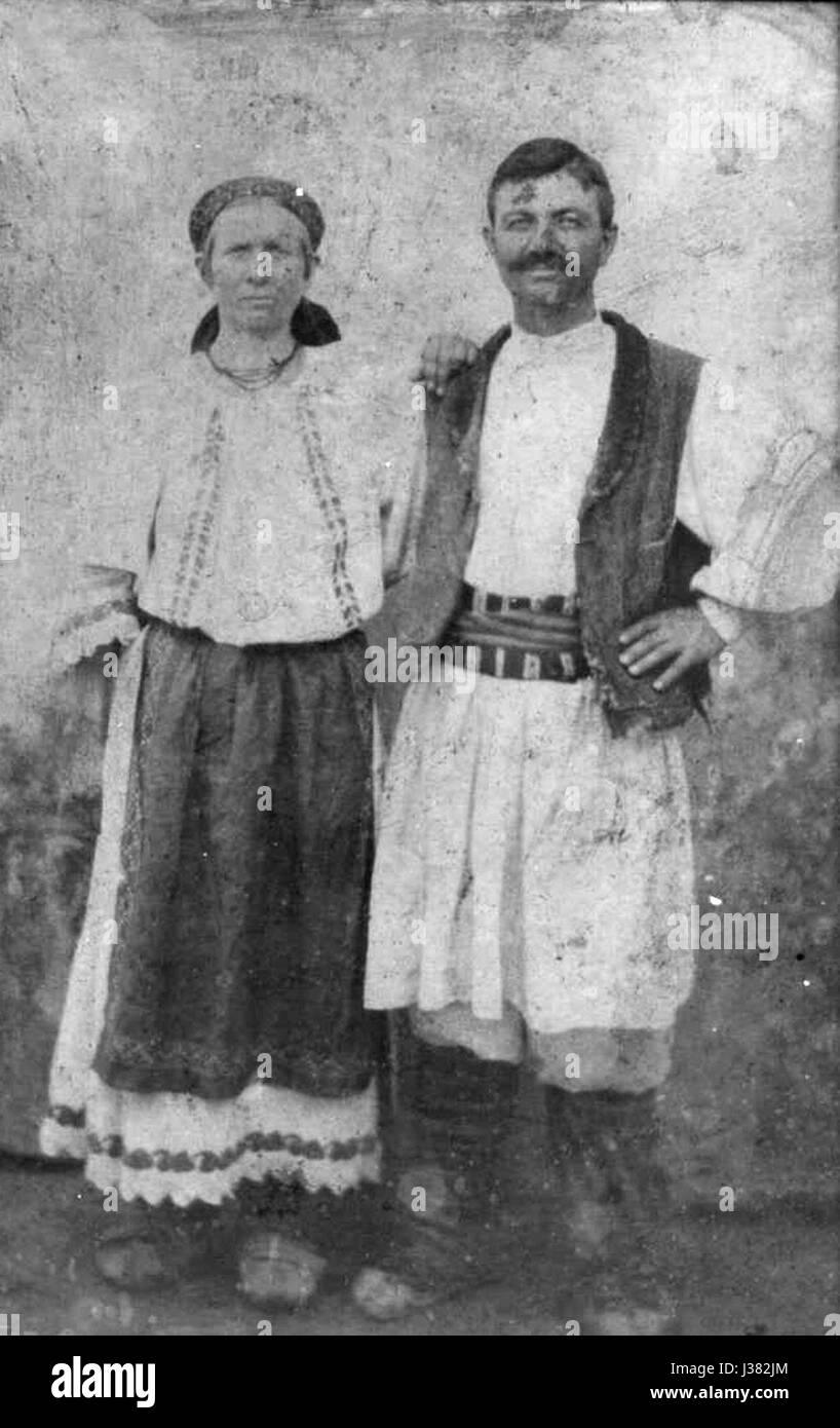 Dalboseci viselet 1900 Stock Photo - Alamy