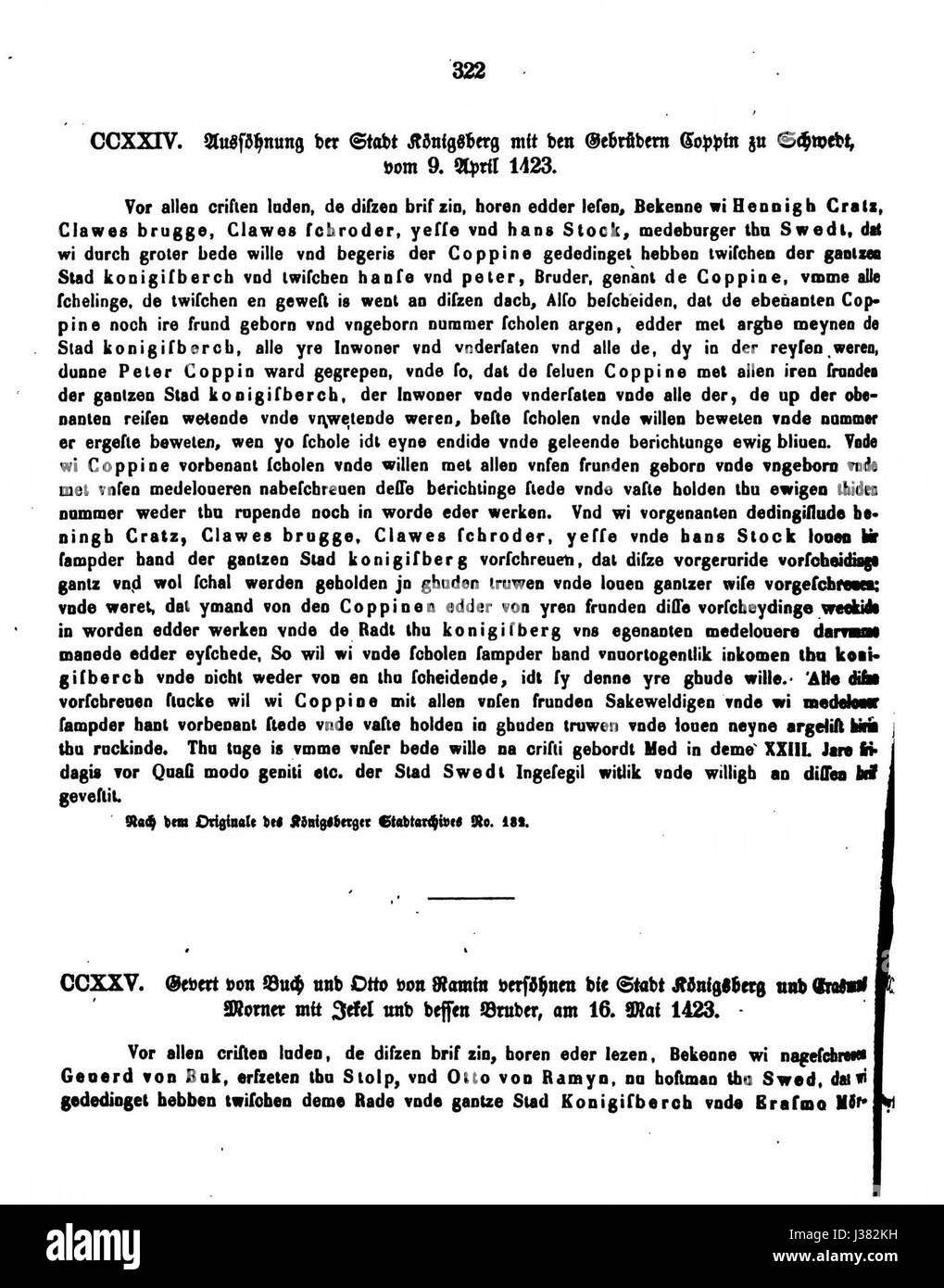 This refers to a historical or archival document, cataloged under the code DE CDB 1 19 322. The ...