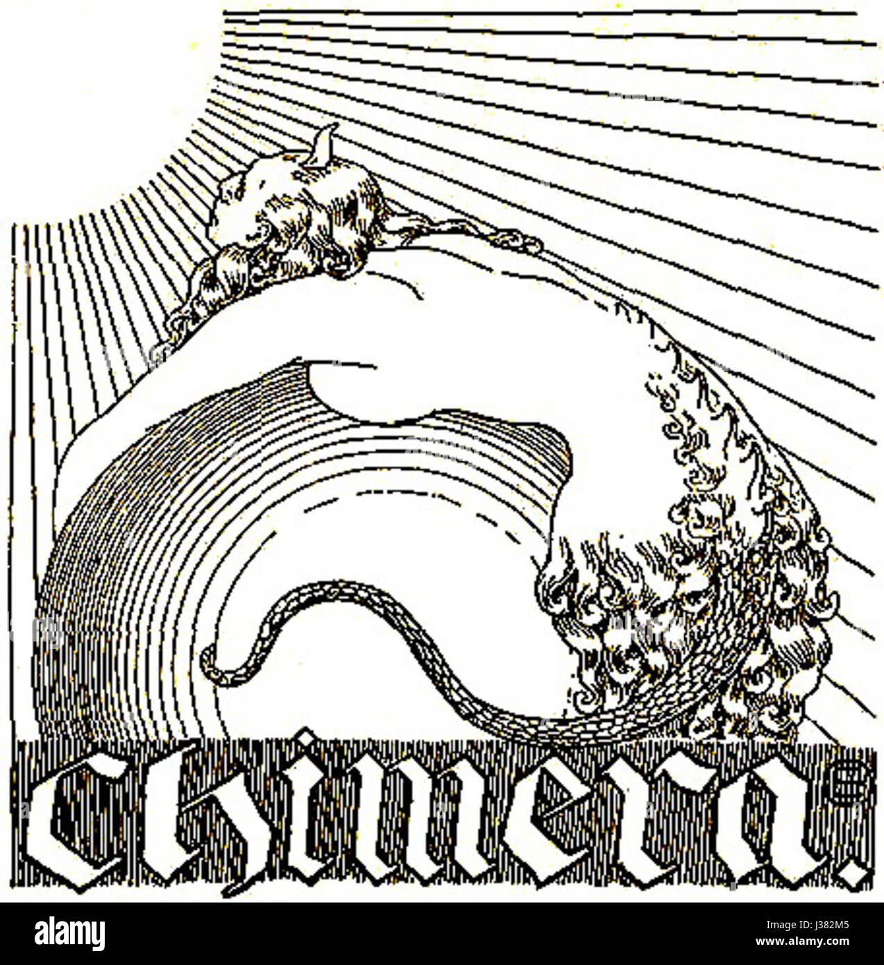 Chimera drawing hi-res stock photography and images - Alamy