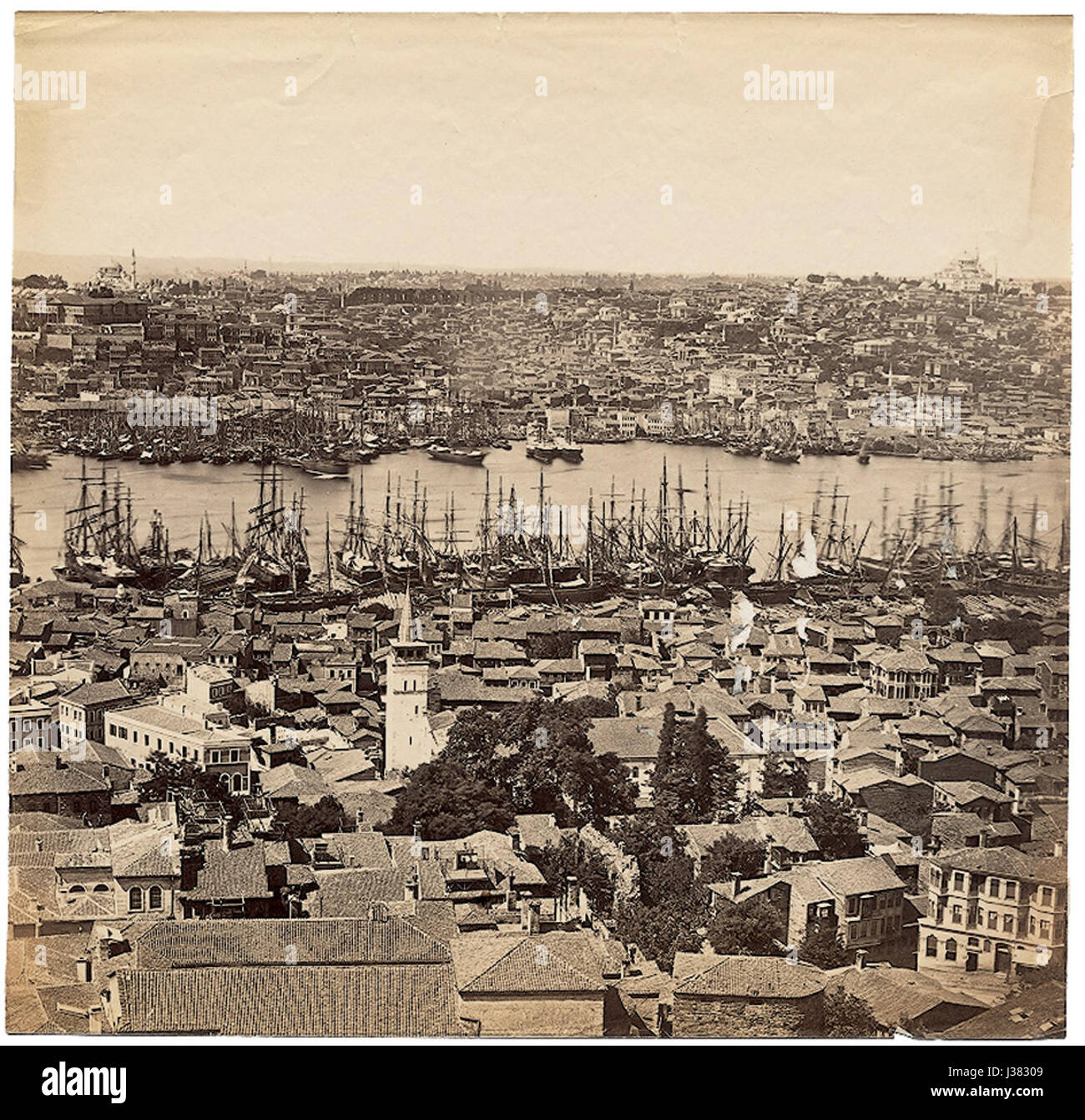 This image of Constantinople, taken in the 1870s, showcases the city ...