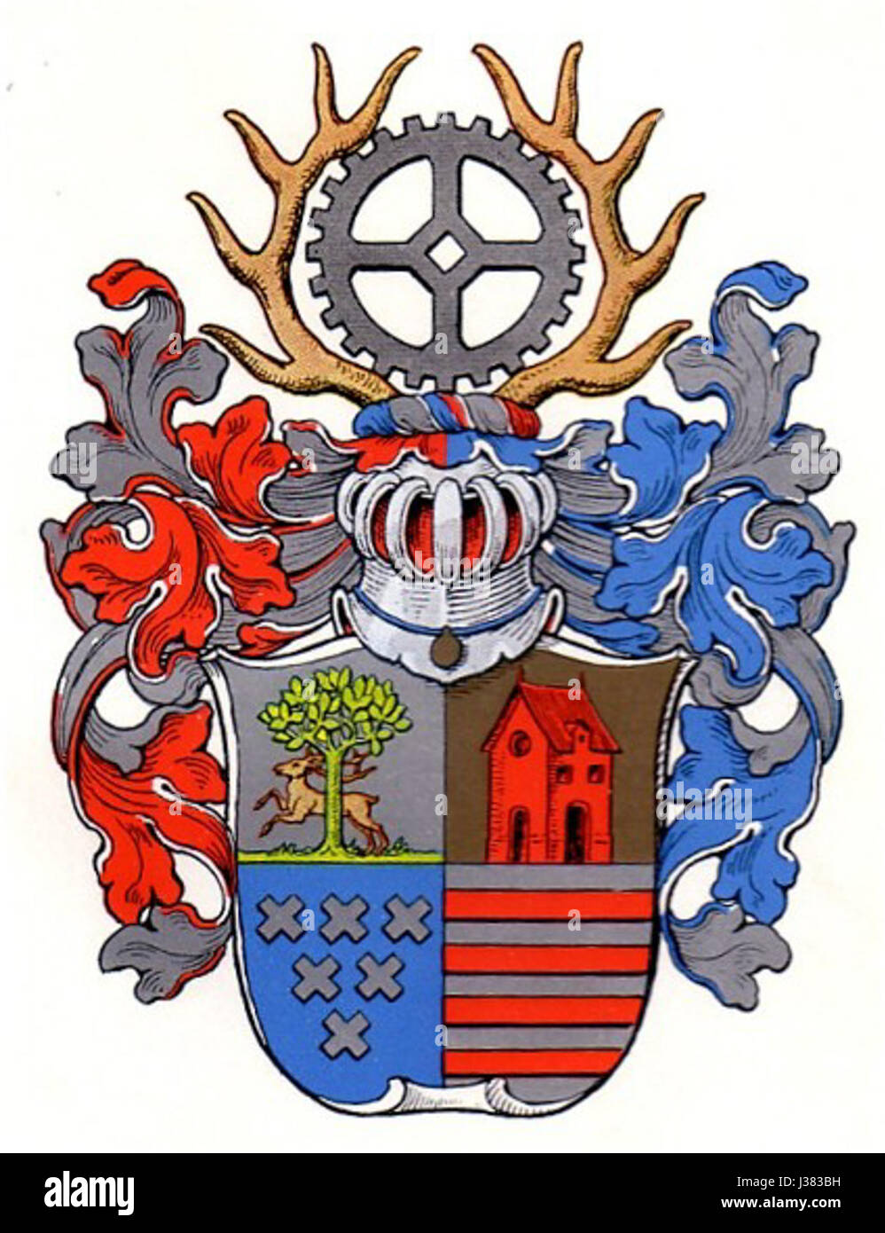 The Coat of Arms of the Castenschiold family is a heraldic emblem ...