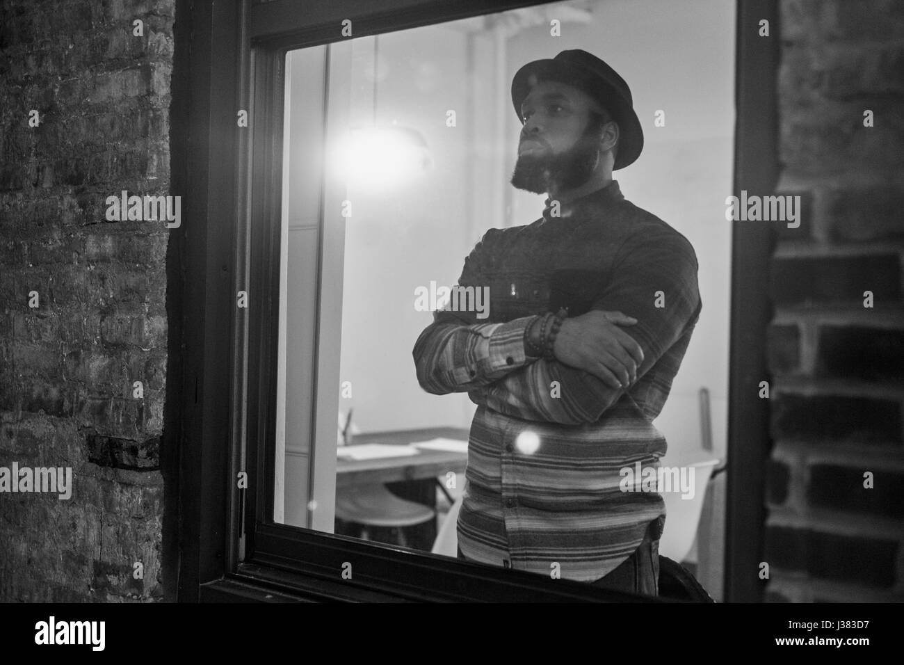 Handsome down Black and White Stock Photos & Images - Alamy