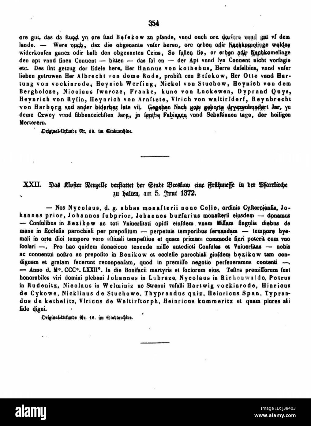 A reference number or catalog entry for a historical or archival item, labeled DE CDB 1 20 354 ...