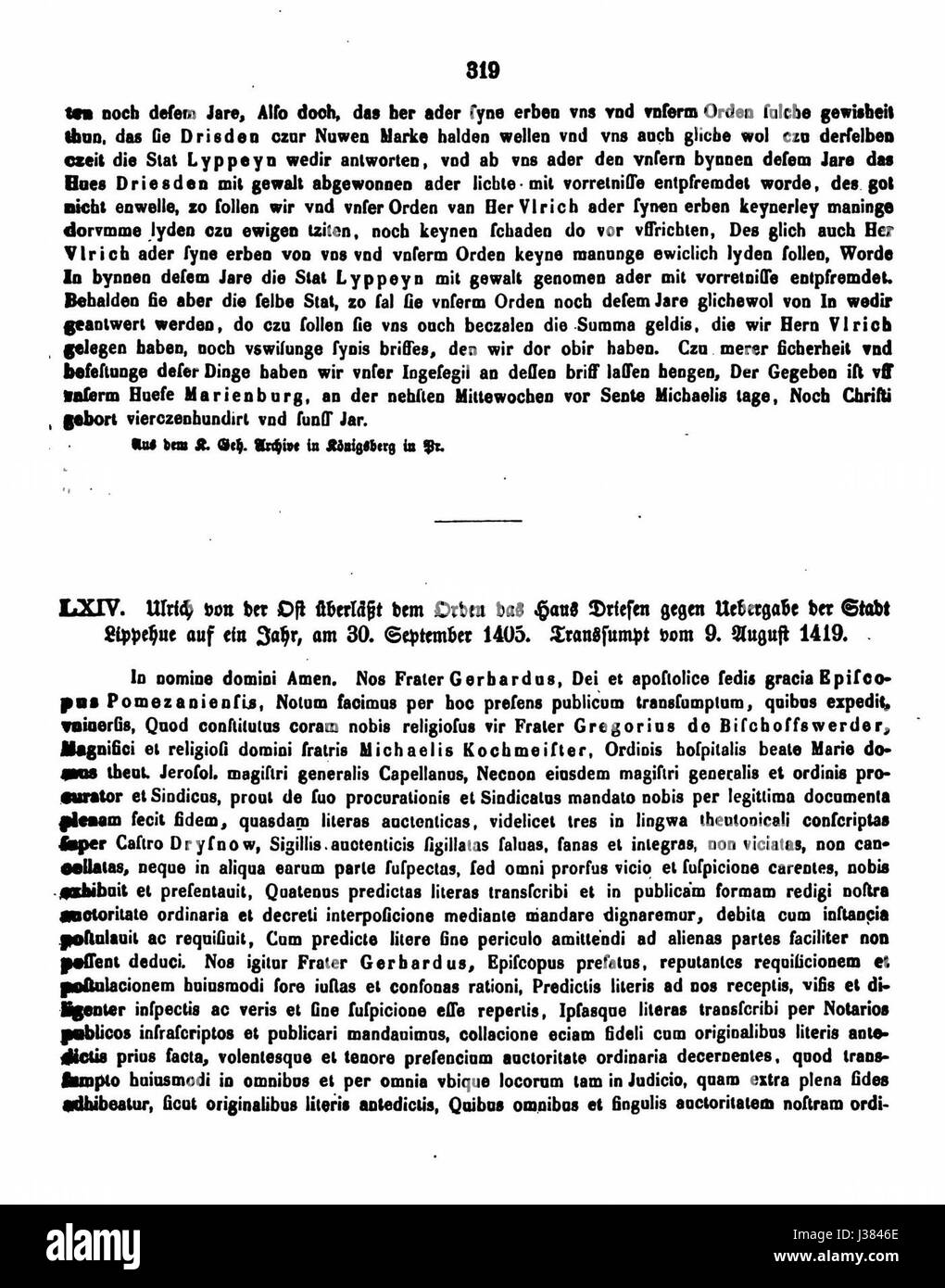 The *DE CDB 1 18 319* is a reference or catalog number associated with a specific document or ...