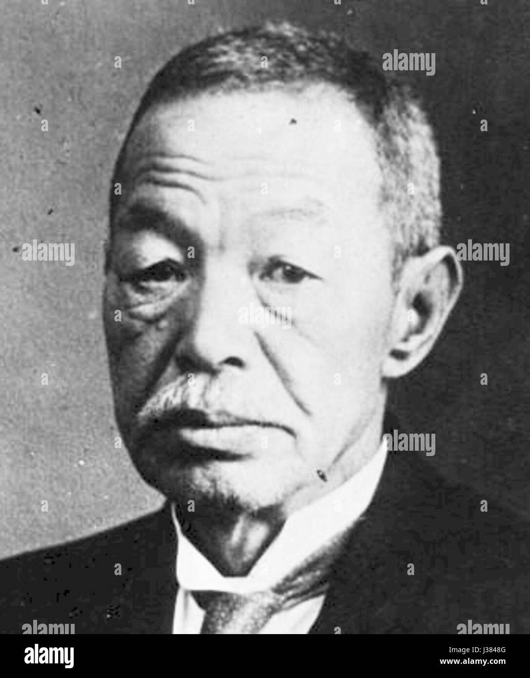 A portrait of Dan Takuma, a significant figure in early 20th-century ...
