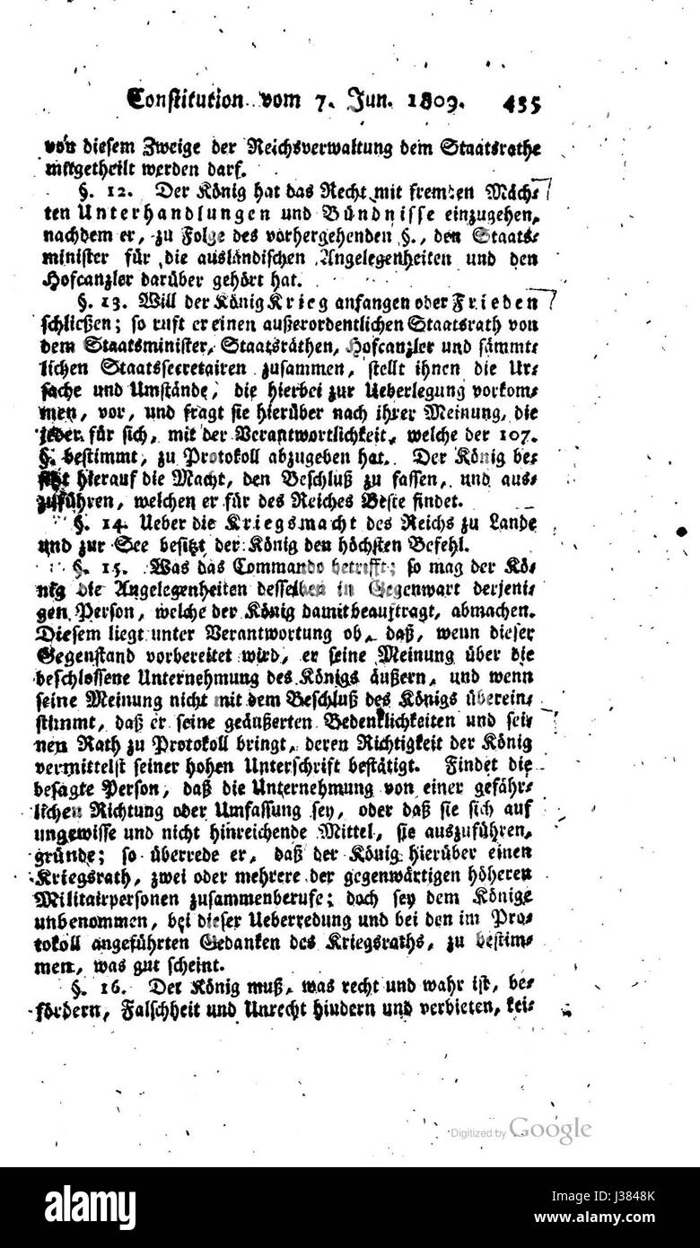 'Constitution der europÃ¤ischen Staaten' (Constitution of European ...