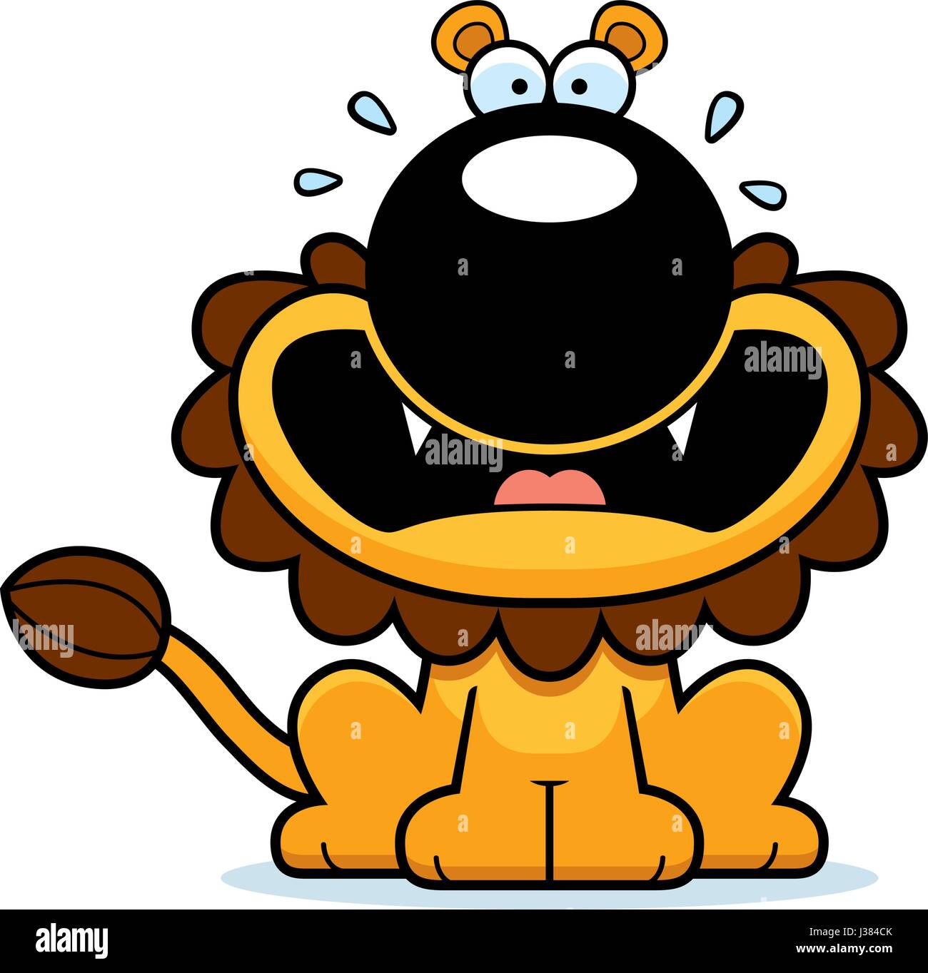 Cat scared looking Stock Vector Images - Alamy