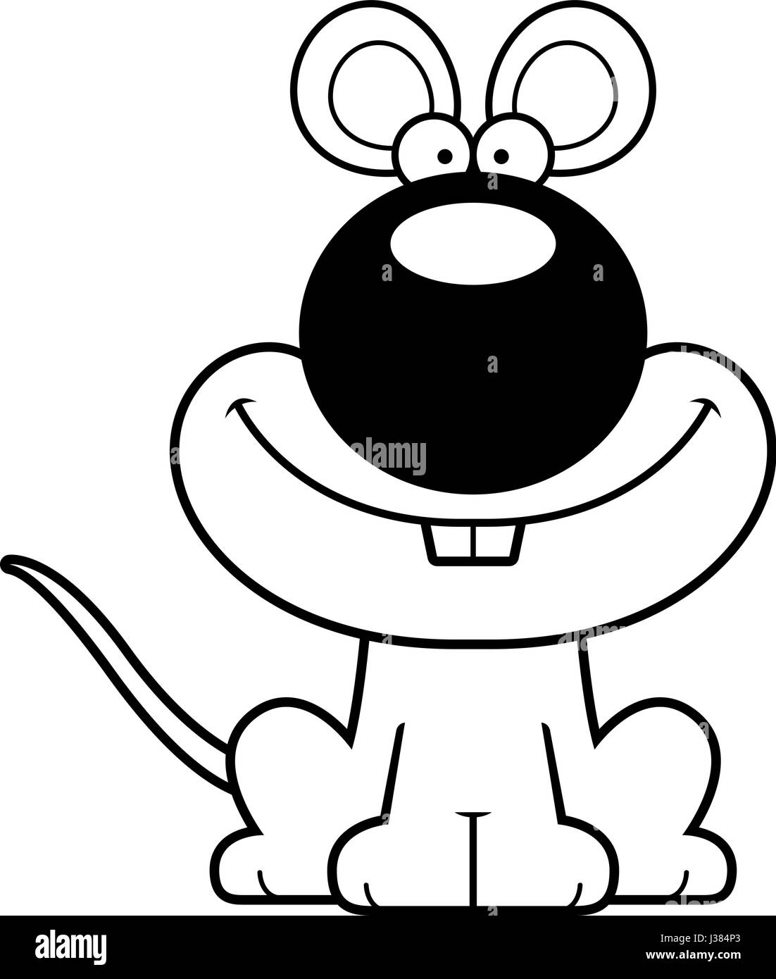 A cartoon illustration of a mouse smiling Stock Vector Image & Art - Alamy