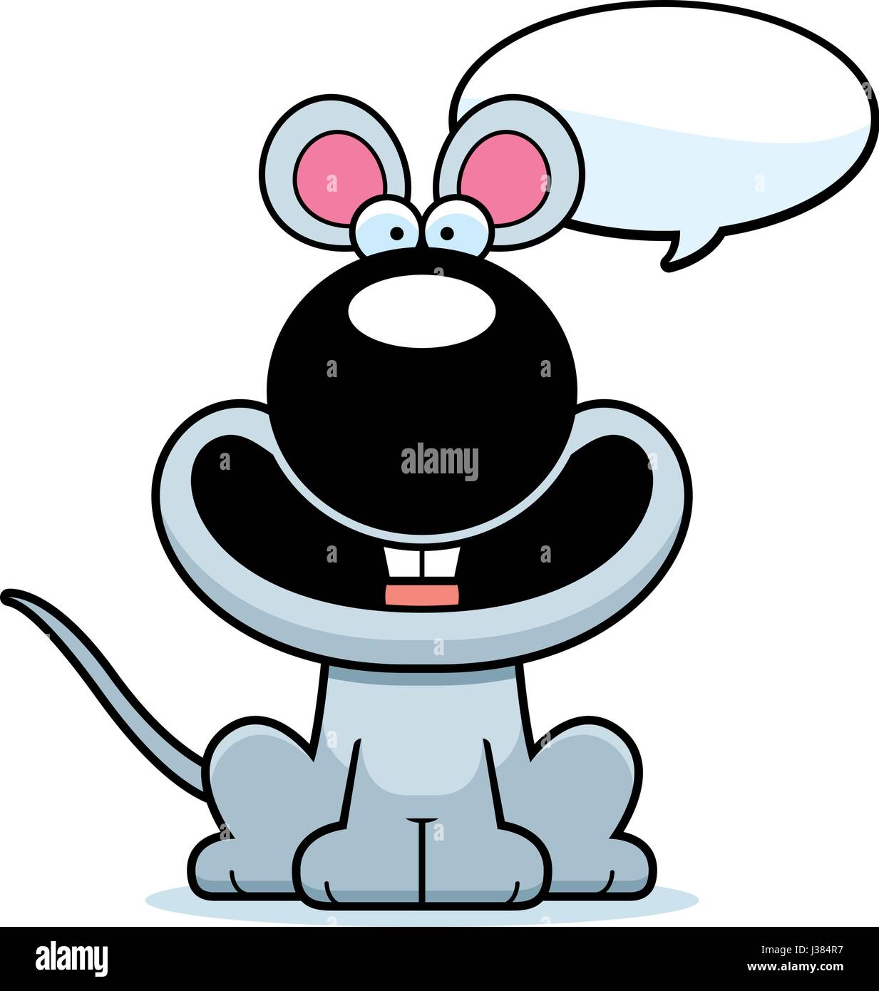 A cartoon illustration of a mouse talking Stock Vector Image & Art - Alamy