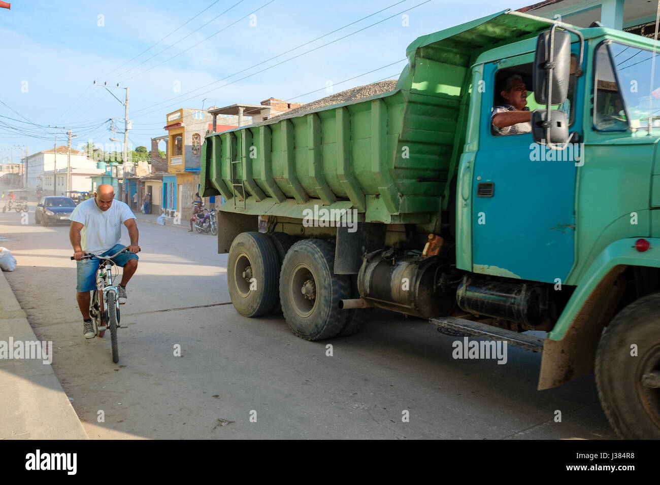 Truck vs bike hi-res stock photography and images - Alamy