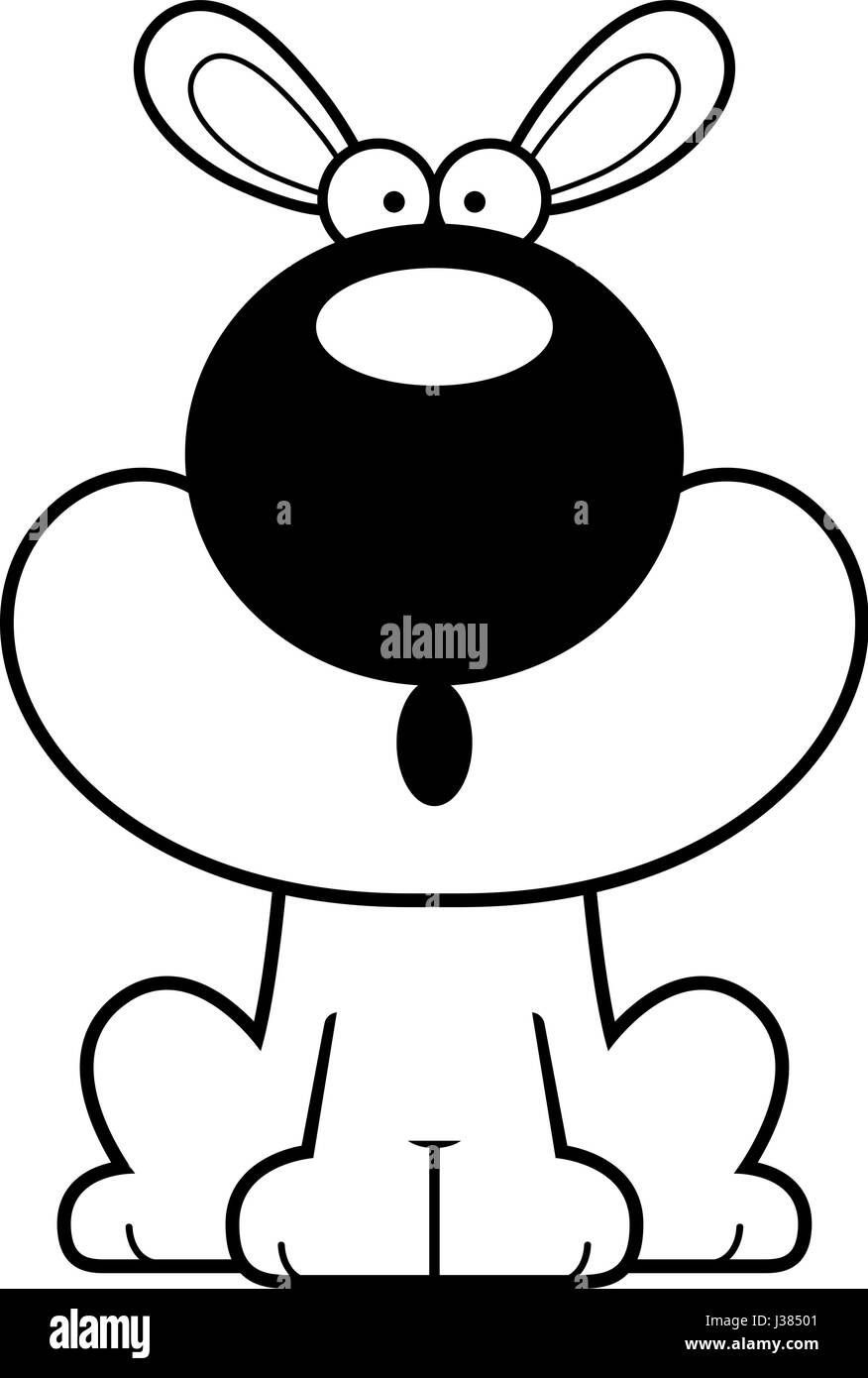 Surprised rabbit Stock Vector Images - Alamy