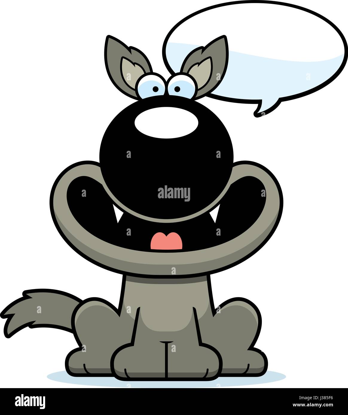 Wolf word Stock Vector Images - Alamy