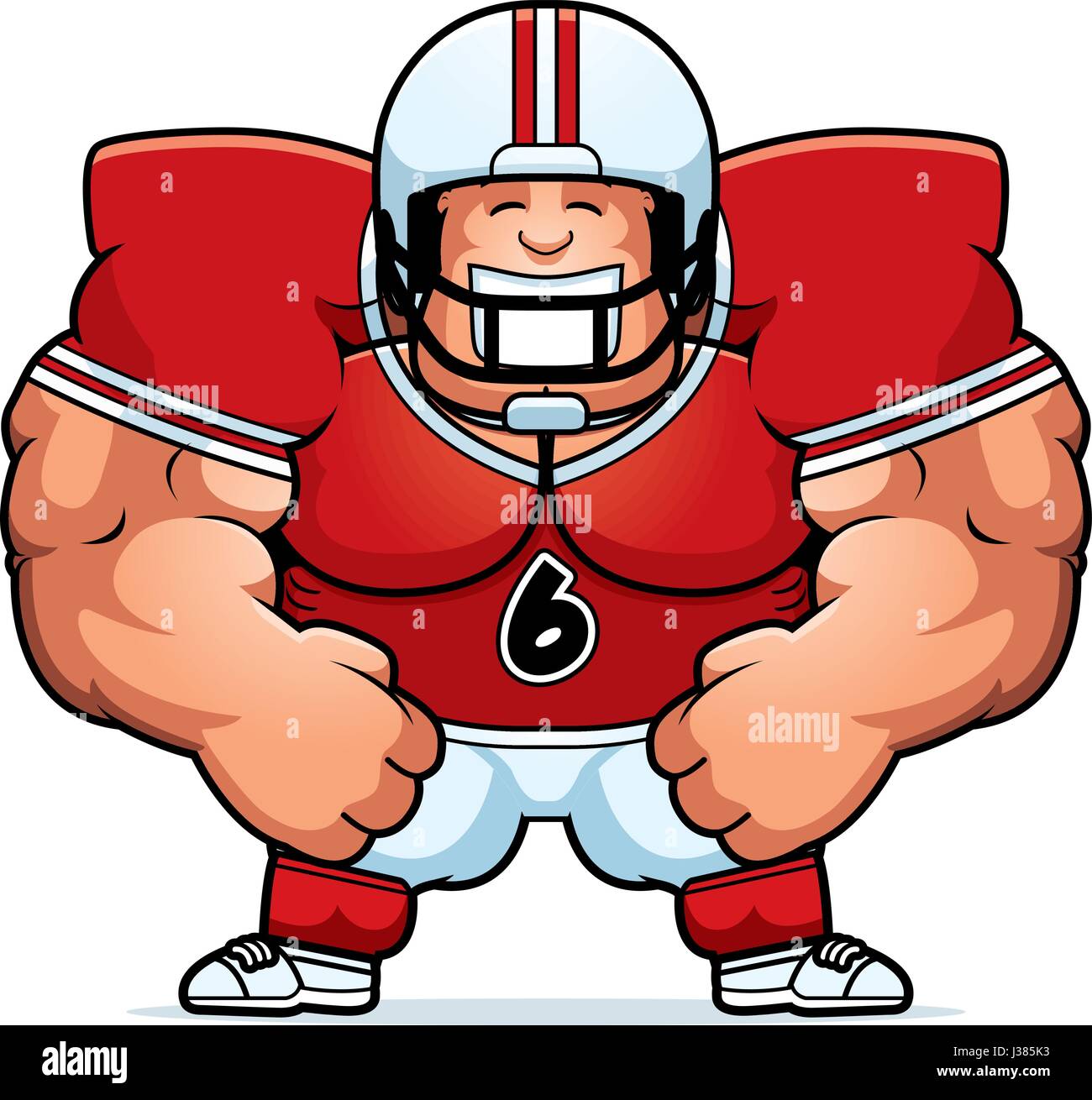 Bodybuilder flexing muscles cartoon hi-res stock photography and images ...