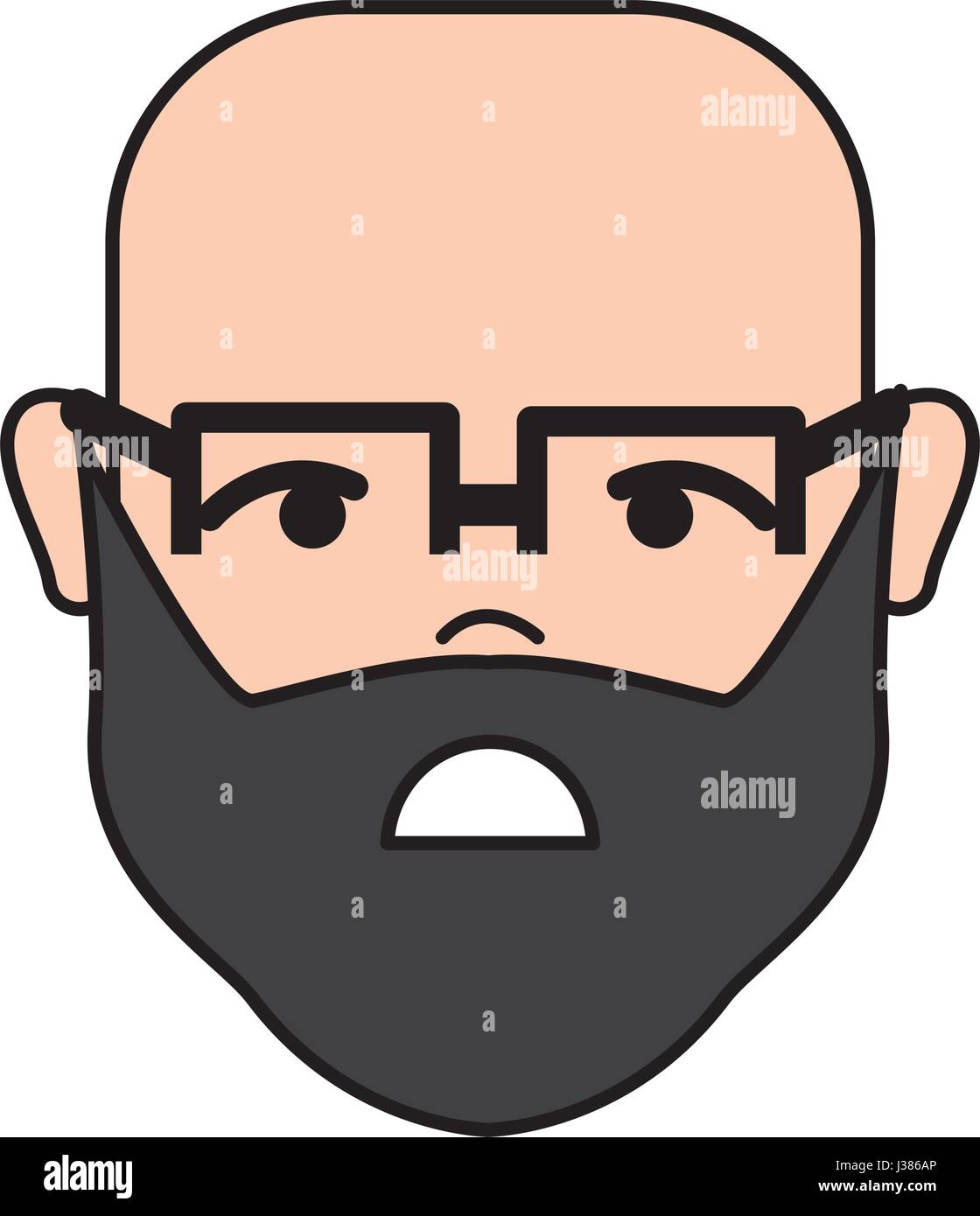 Sad Man Cartoon Illustration High Resolution Stock Photography and ...