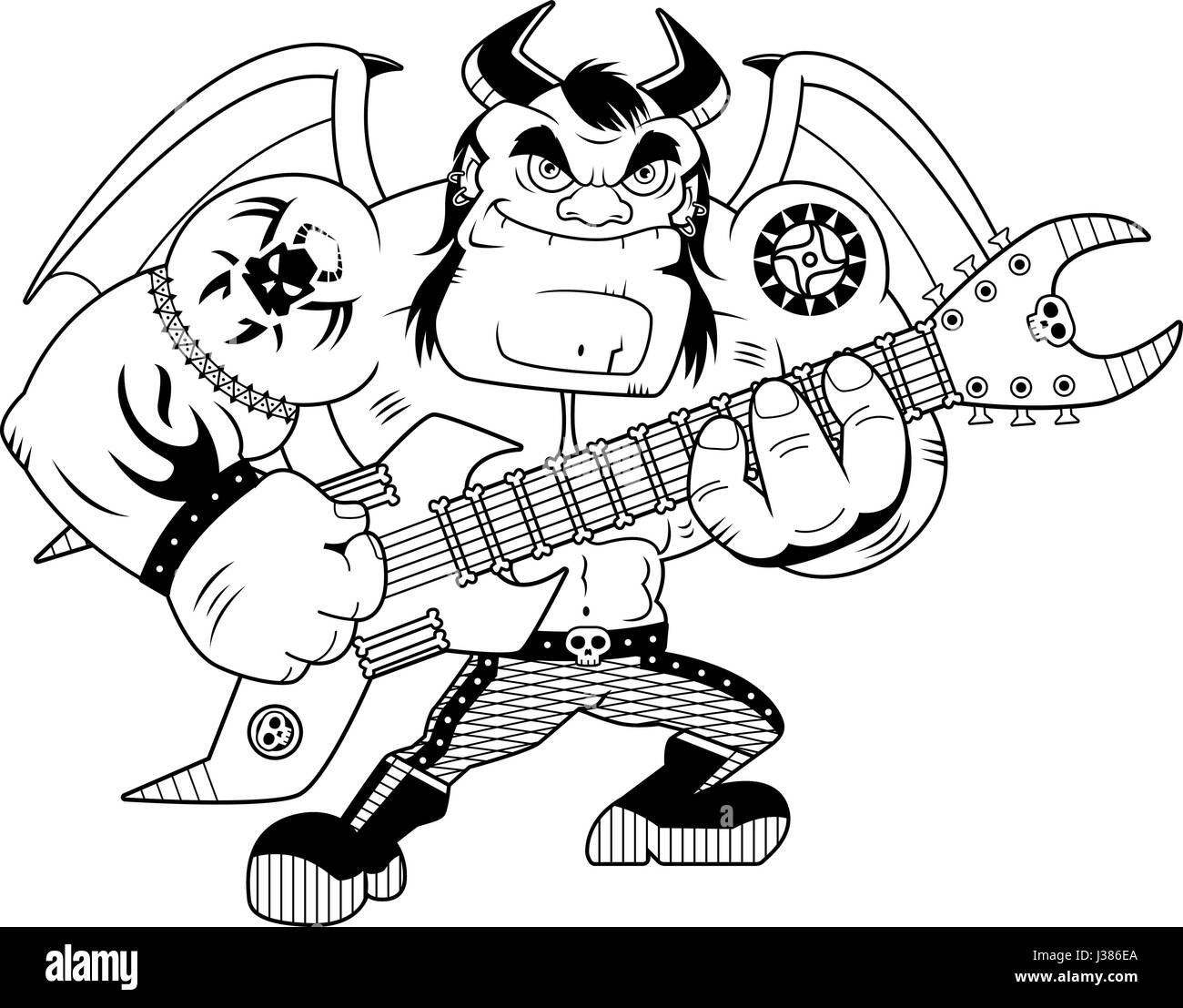 Very large guitar Black and White Stock Photos & Images - Alamy