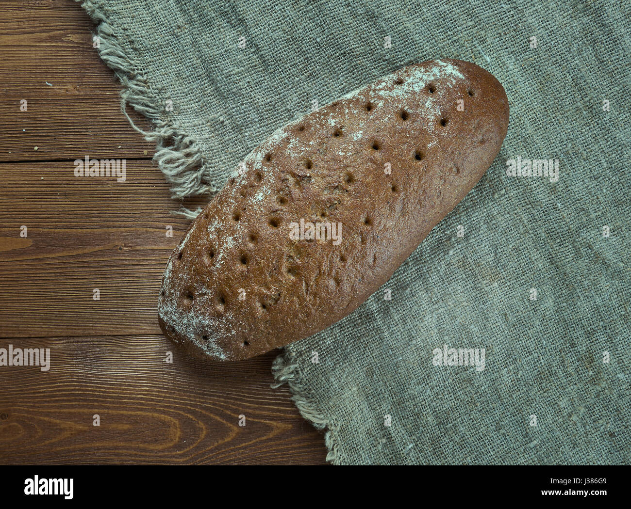 Latvian traditional bread with cumin.Latvian cuisine Stock Photo - Alamy