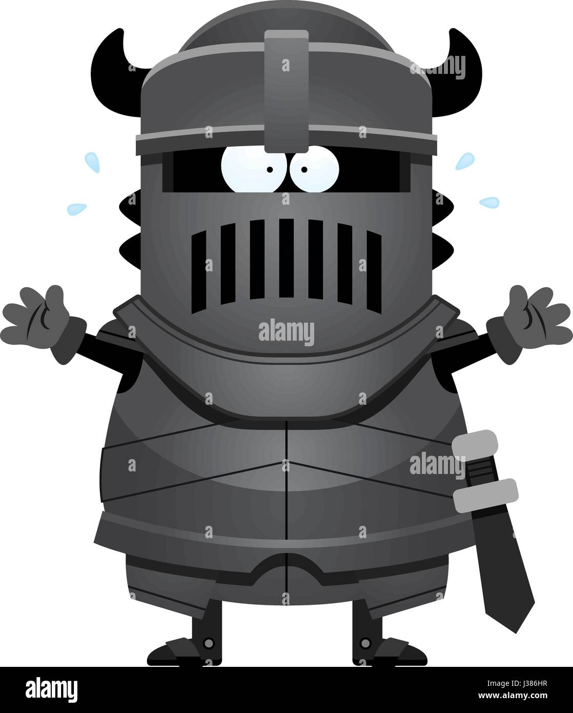 Frightened sword Stock Vector Images - Alamy