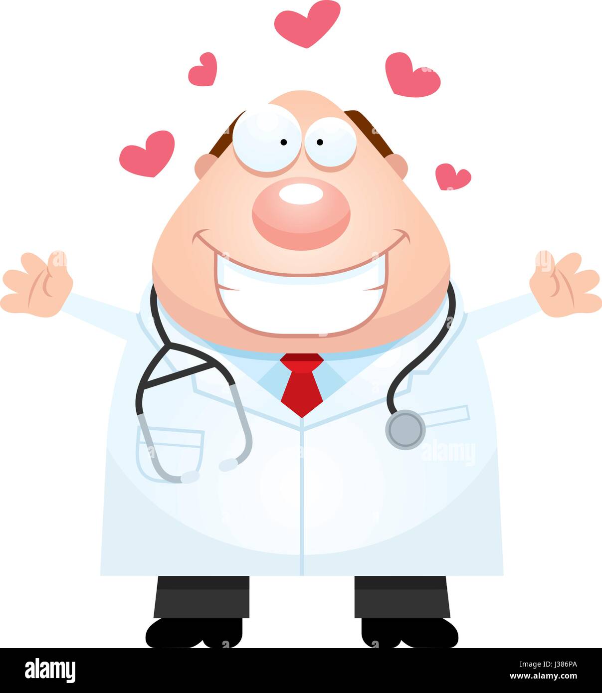 Man hugging doctor Stock Vector Images - Alamy