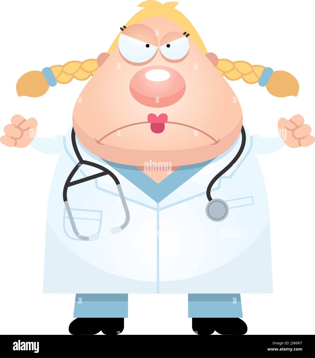 Angry Doctor Clipart