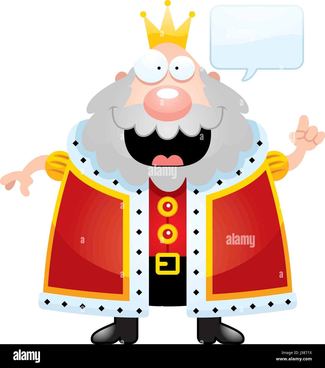 Happy cartoon king idea hi-res stock photography and images - Alamy