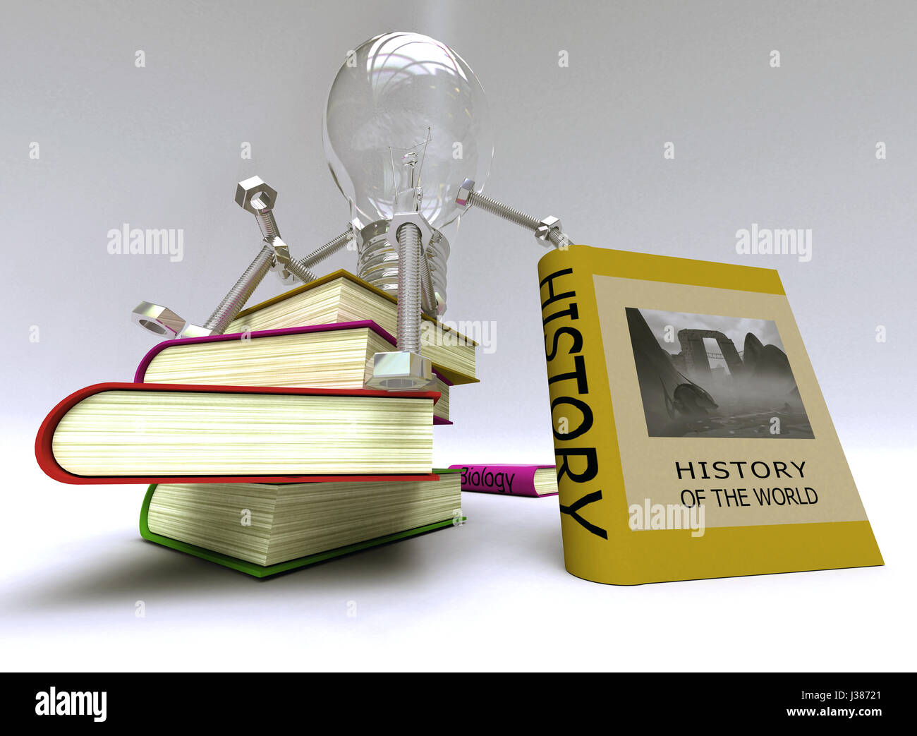 light bulb go to school Stock Photo - Alamy